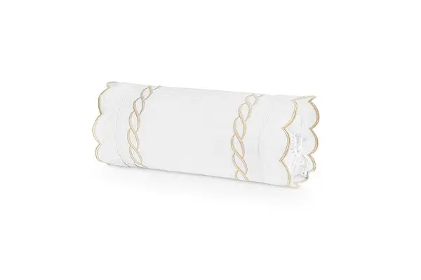 MATOUK Classic Chain Scallop Matelassé Sham - Dune