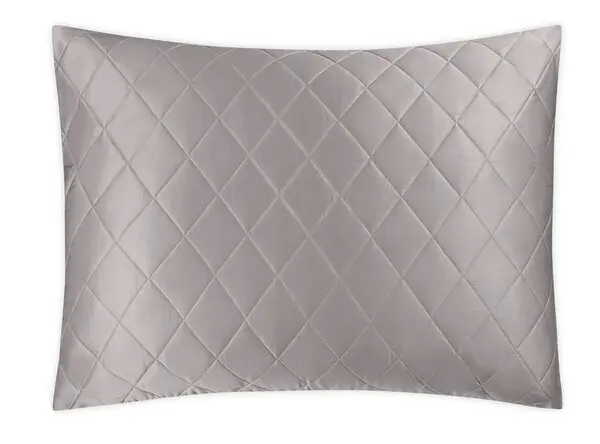 MATOUK Nocturne Quilt Sham - Platinum