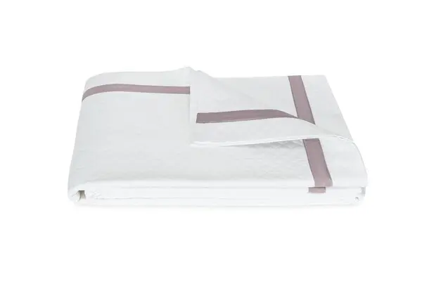 MATOUK Lowell Matelassé Coverlet - Deep Lilac