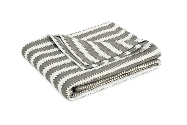 MATOUK Schumacher Apollo Stripe Matelassé Coverlet - Comet