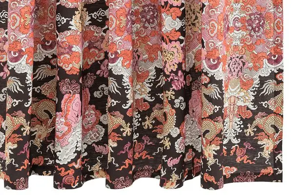 MATOUK Schumacher Magic Mountain Shower Curtain - Chocolate