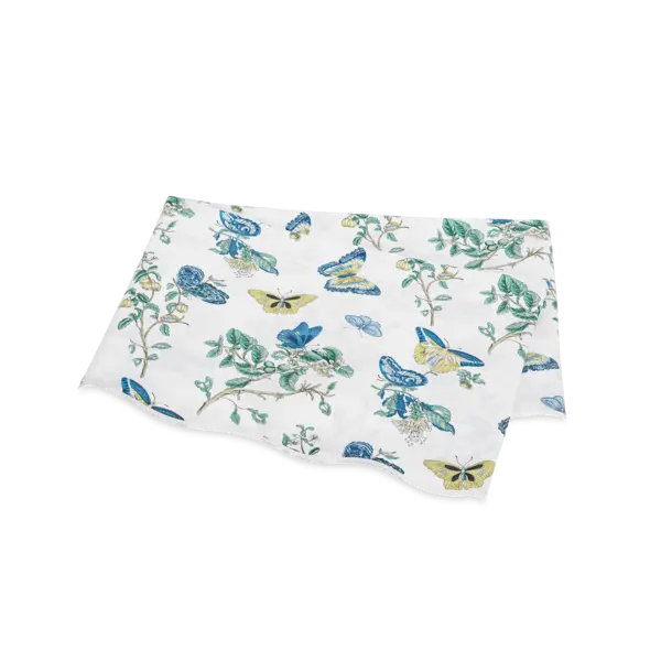 MATOUK Schumacher Baudin Butterfly Flat Bed Sheet - Percale