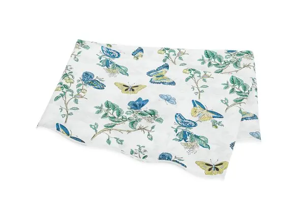 MATOUK Schumacher Baudin Butterfly Flat Bed Sheet - Prussian