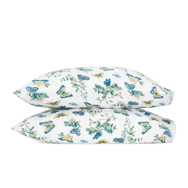 MATOUK Schumacher Baudin Butterfly Pillowcases Pair - Percale