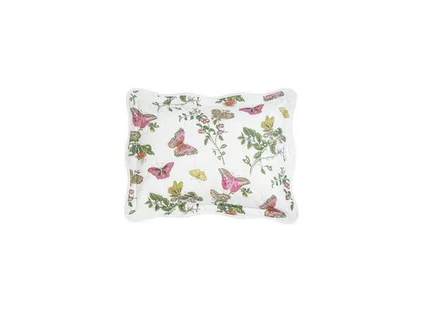 MATOUK Schumacher Baudin Butterfly Pillow Sham - Pink