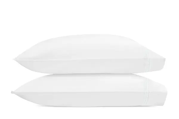 MATOUK Amara Triple Pearl Pillowcase - White