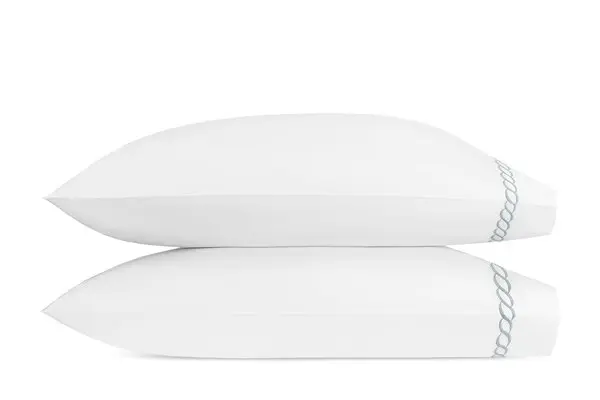 MATOUK Classic Chain Pillowcase - Silver