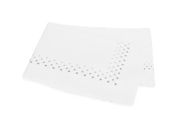 MATOUK Dorothy Flat Bed Sheet - Silver