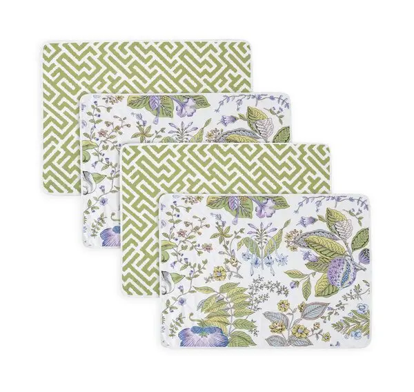 MATOUK Reversible Quilted Placemats - Pomegranate