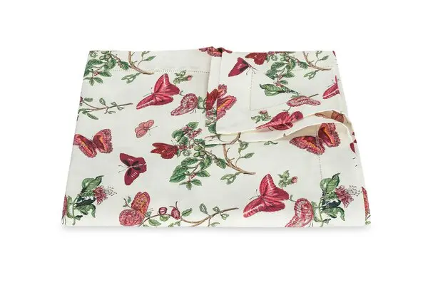 MATOUK Baudin Butterfly Tablecloth - Ruby