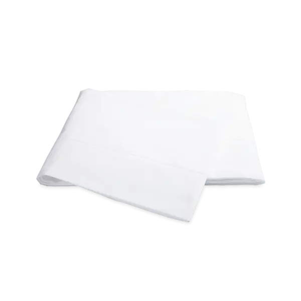 MATOUK Sierra Hemstitch Flat Bed Sheet - Percale