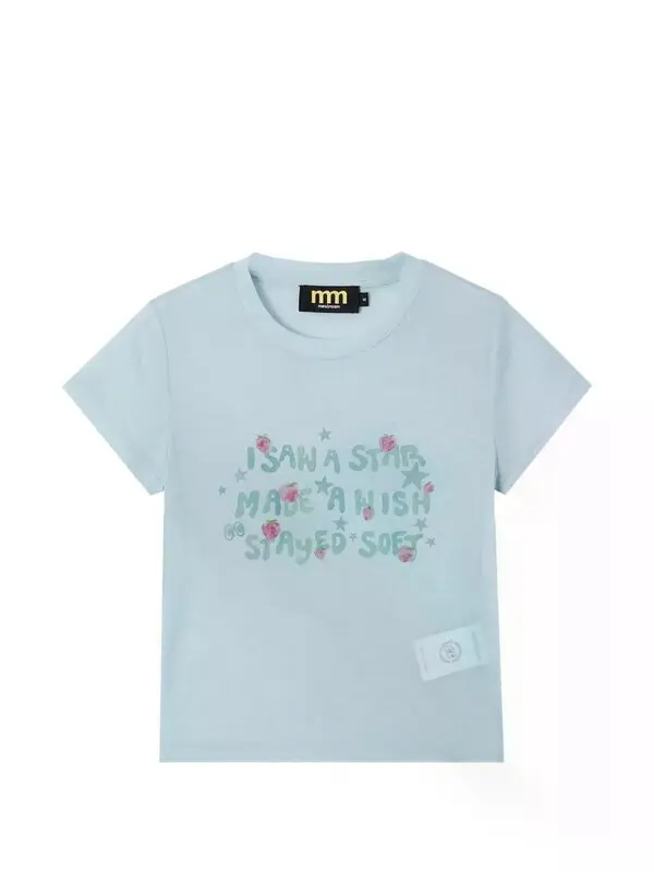 MINI CREAM Graphic Print Short Sleeve T-shirt