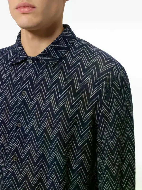 Missoni Cashmere Zig Zag Shirt