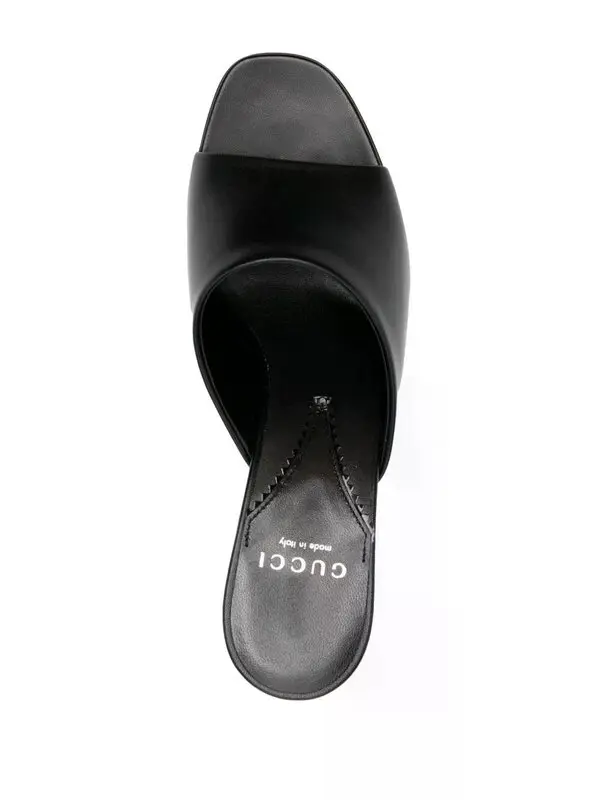 Gucci Interlocking G Heel Mules