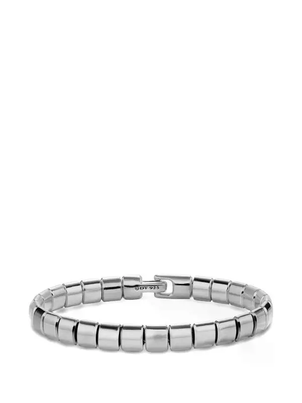David Yurman Sterling Flat Bead Bracelet - Silver