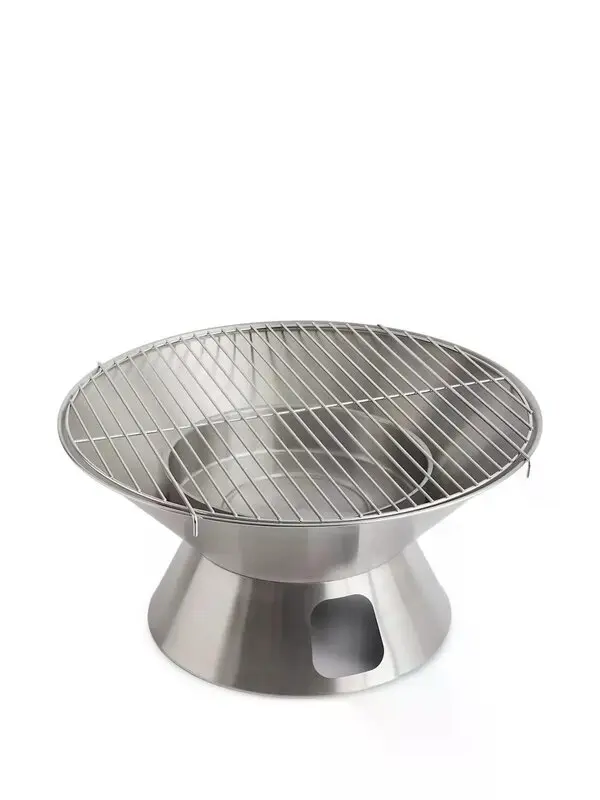 HAY Stainless-steel Portable Barbecue - Silver