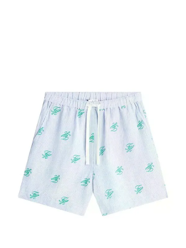 Tommy Hilfiger Monogram Seersucker Shorts