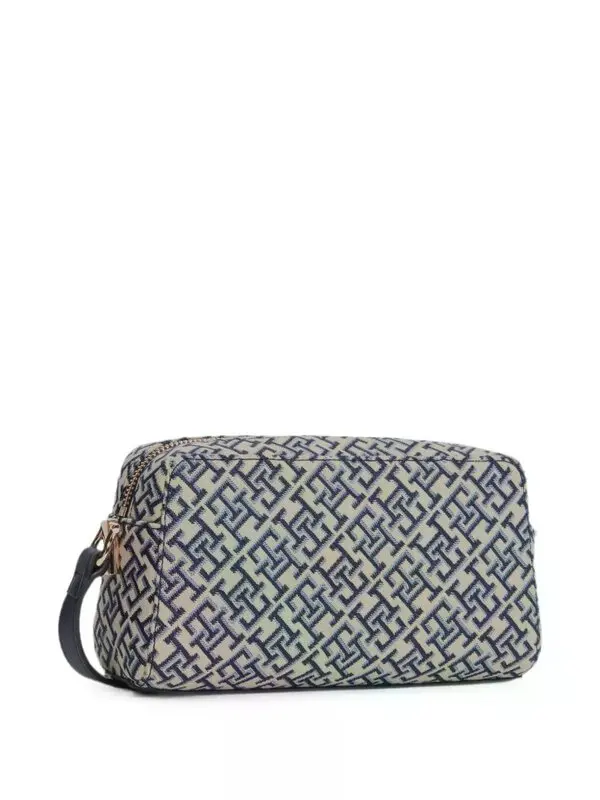 Tommy Hilfiger Monogram Logo Plaque Shoulder Bag