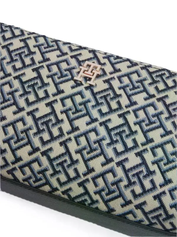 Tommy Hilfiger Monogram Logo Plaque Shoulder Bag