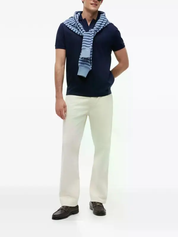 Tommy Hilfiger Ribbed-trim Polo Shirt