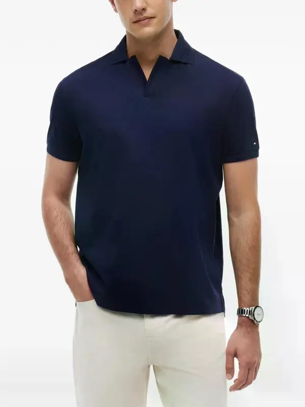 Tommy Hilfiger Ribbed-trim Polo Shirt