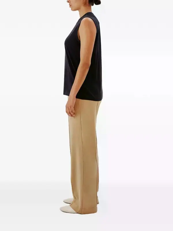 Another Tomorrow Sleeveless Crewneck T-shirt