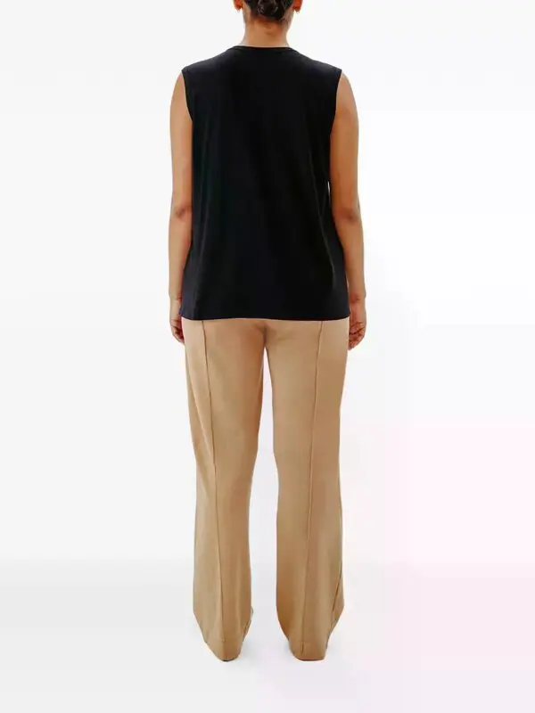 Another Tomorrow Sleeveless Crewneck T-shirt