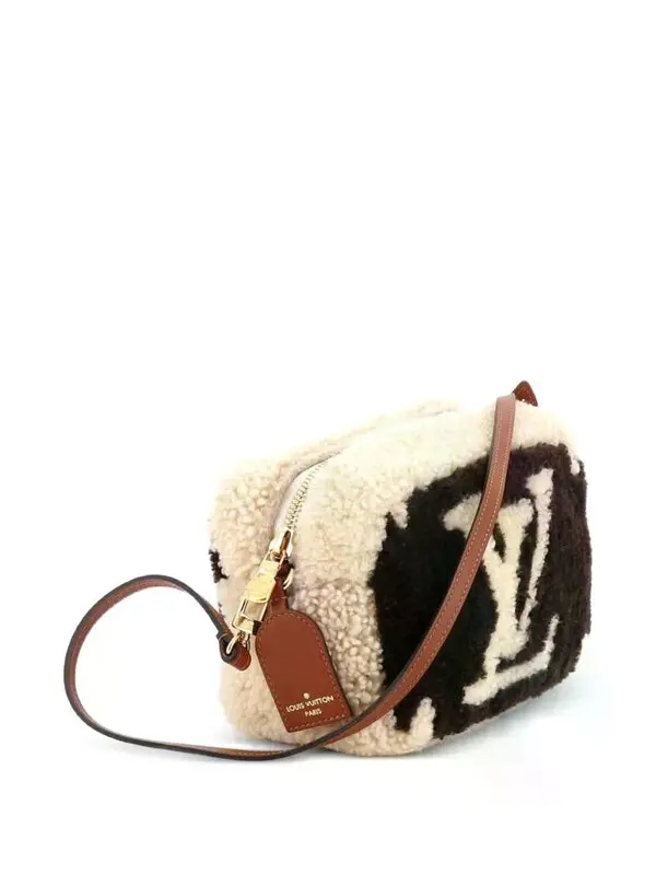 LOUIS VUITTON Monogram Giant Teddy Fleece Beach Pouch