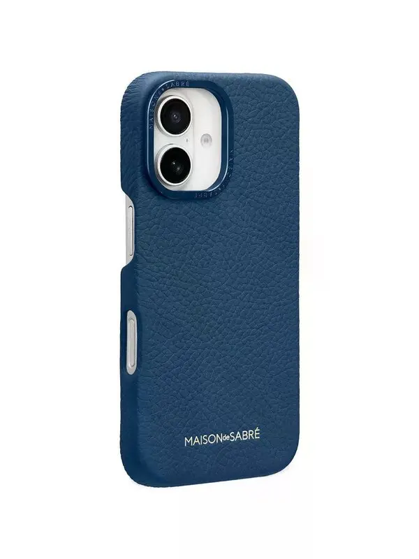 MAISON DE SABRE Ipone 16 Dritan Pebbled Leather Phone Case