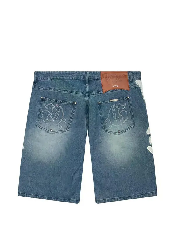 GODSPEED Appliqué Denim Shorts