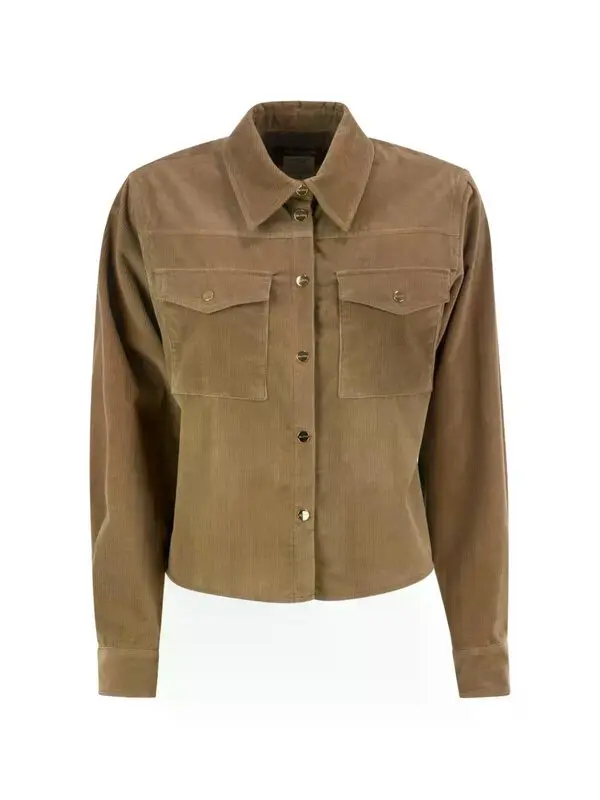 Max Mara Corduroy Chest-pocket Jacket