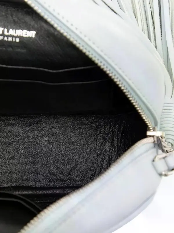 Saint Laurent Calfskin Monogram Blogger Bag - Blue