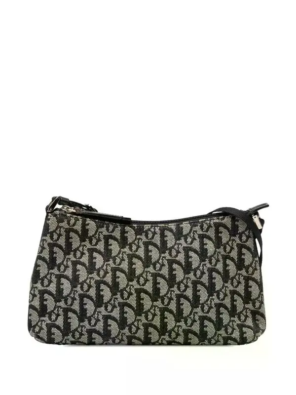 Dior Diorissimo Trotter Canvas Pochette Shoulder Bag - Blue