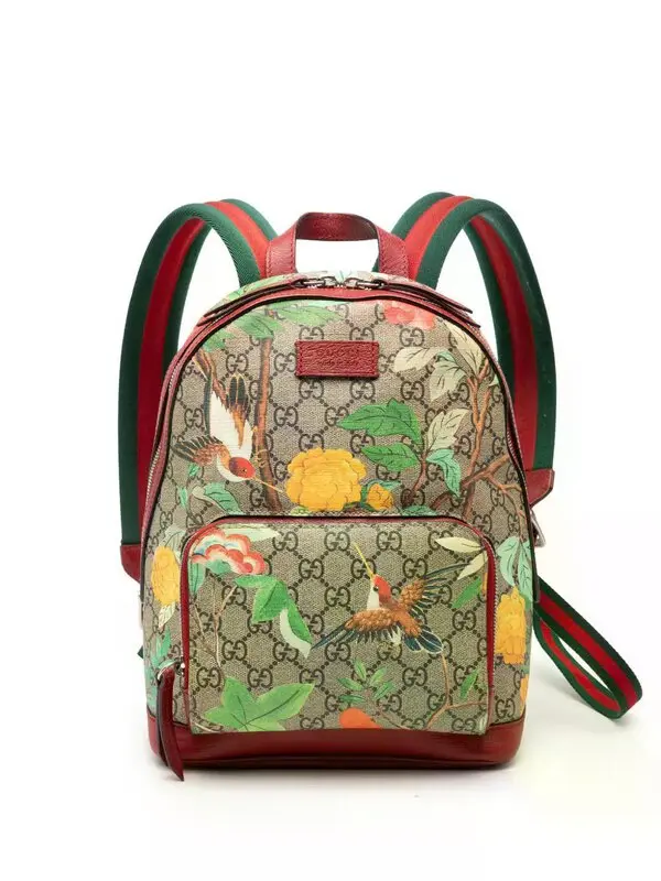 Gucci Small Gg Supreme Web Tian Backpack