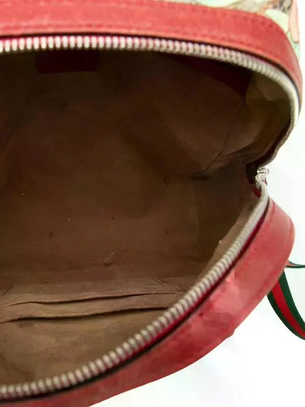Gucci Small Gg Supreme Web Tian Backpack
