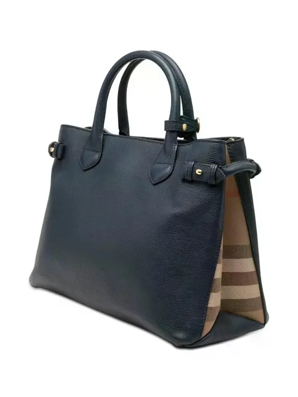 Burberry Leather Banner Satchel