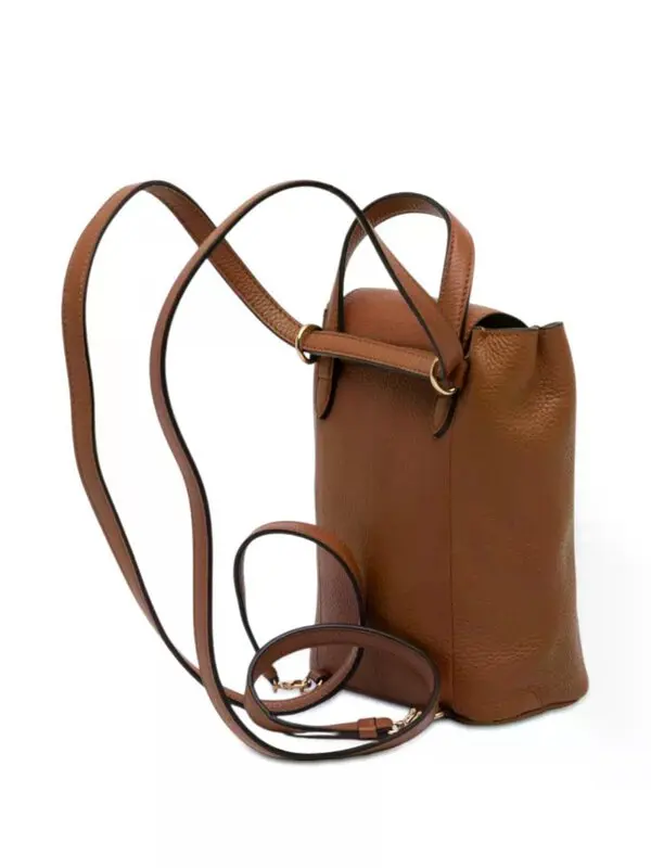 FERRAGAMO Mini Leather Gancini Backpack