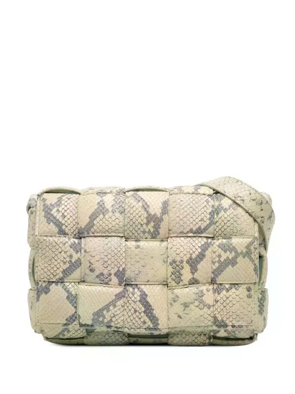 Bottega Veneta Intrecciato Padded Cassette Crossbody Bag - Green