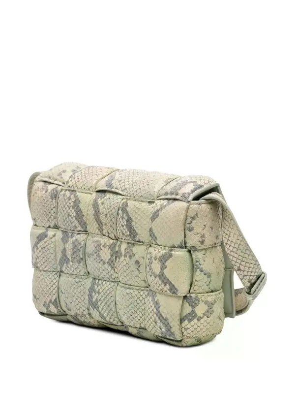 Bottega Veneta Intrecciato Padded Cassette Crossbody Bag - Green