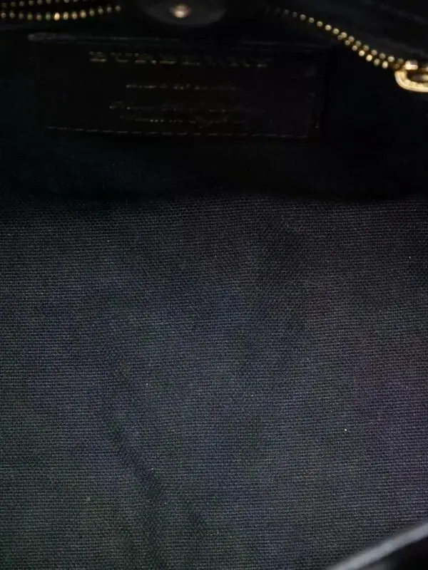 Burberry Small House Check And Leather Banner Satchel