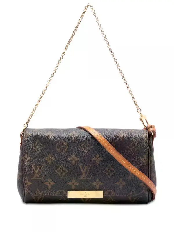 LOUIS VUITTON Monogram Favorite Mm Satchel - Brown