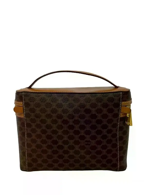 Celine Macadam Coated Canvas Vanity Bag