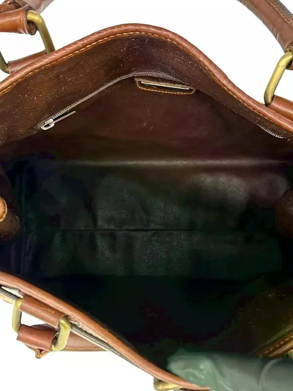 Burberry Haymarket Check Canvas Handbag