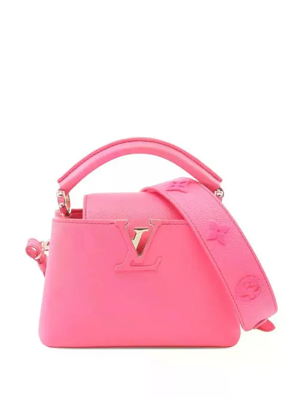 LOUIS VUITTON Capucines Satchel - Pink