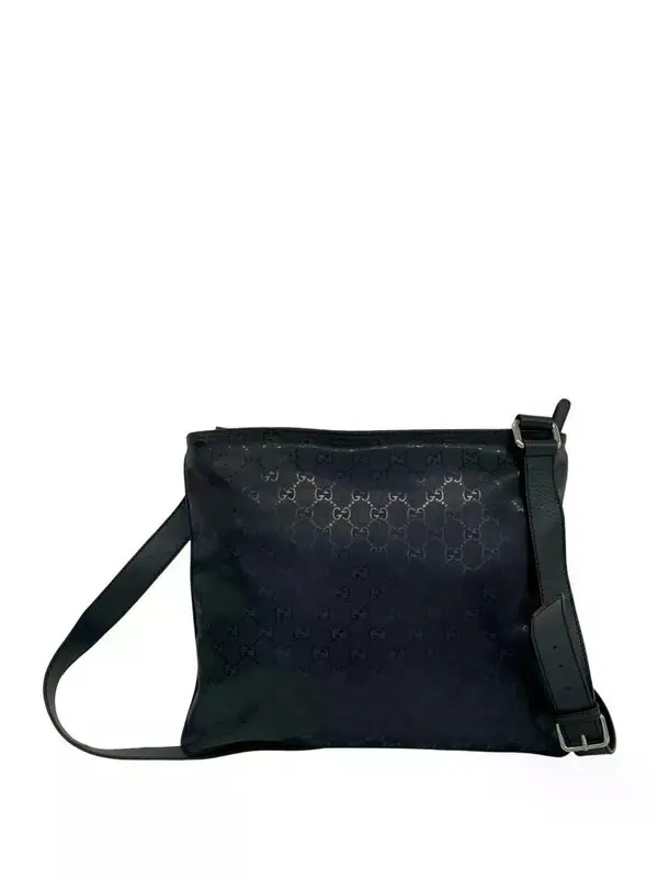 Gucci Gg Imprimé Crossbody Bag - Blue