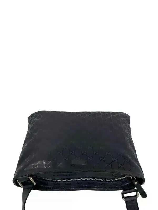 Gucci Gg Imprimé Crossbody Bag - Blue