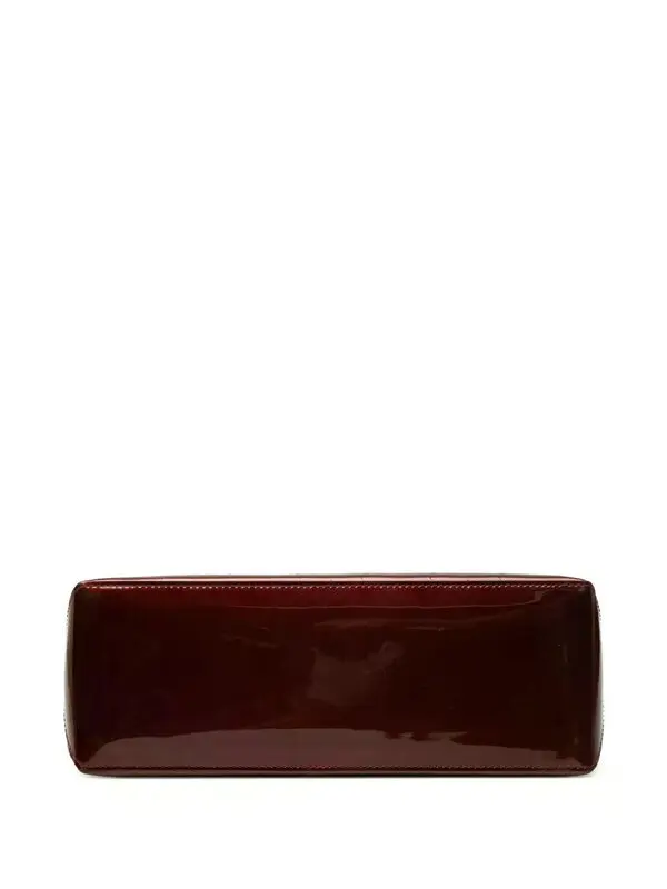 LOUIS VUITTON Monogram Vernis Wilshire Pm Handbag - Red