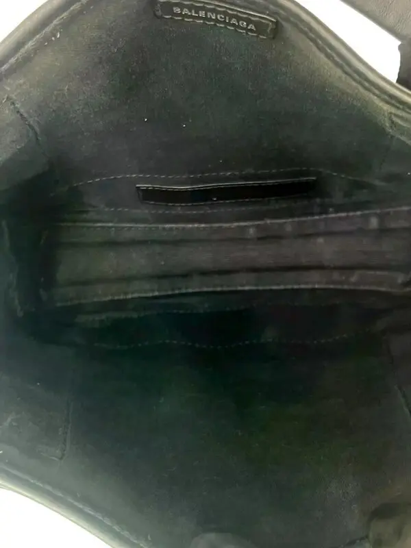Balenciaga Canvas Navy Cabas Xs Satchel