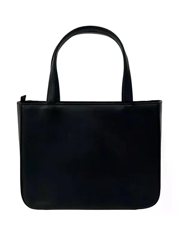 Burberry Nova Check Trimmed Leather Handbag