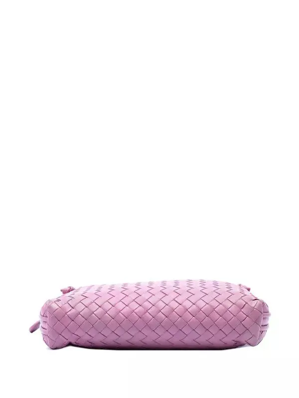 Bottega Veneta Nappa Intrecciato Nodini Crossbody Bag - Pink
